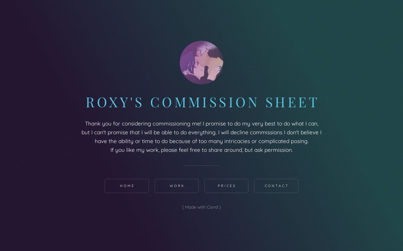 Roxy's Commission Info